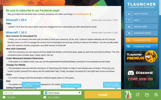 TLauncher for PC Windows 1.7.4 Download