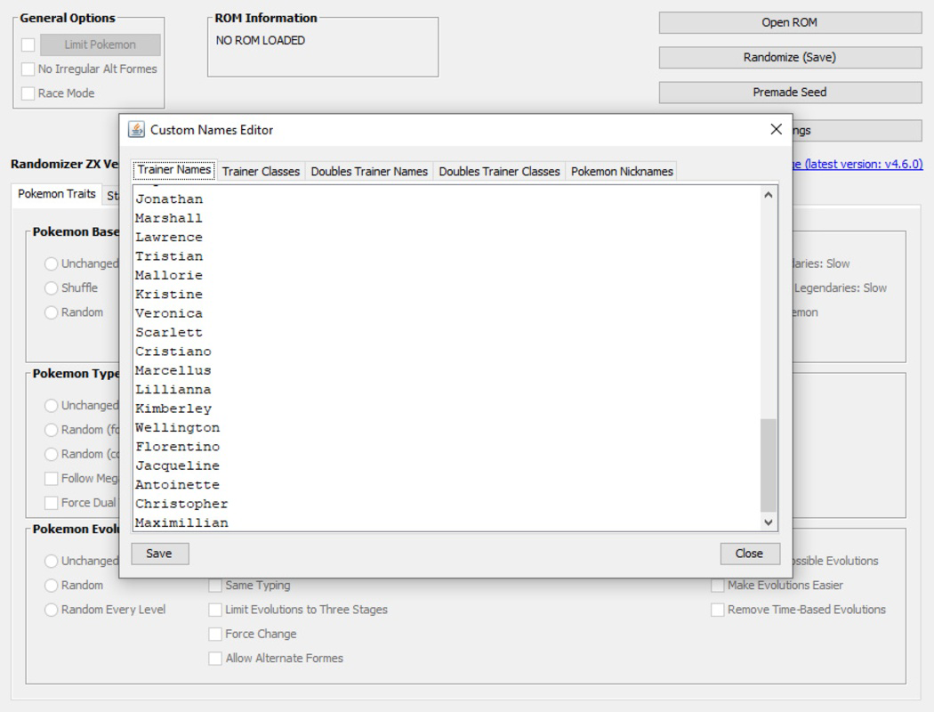 Universal Pokemon Randomizer ZX for PC Windows 4.6.1 Download