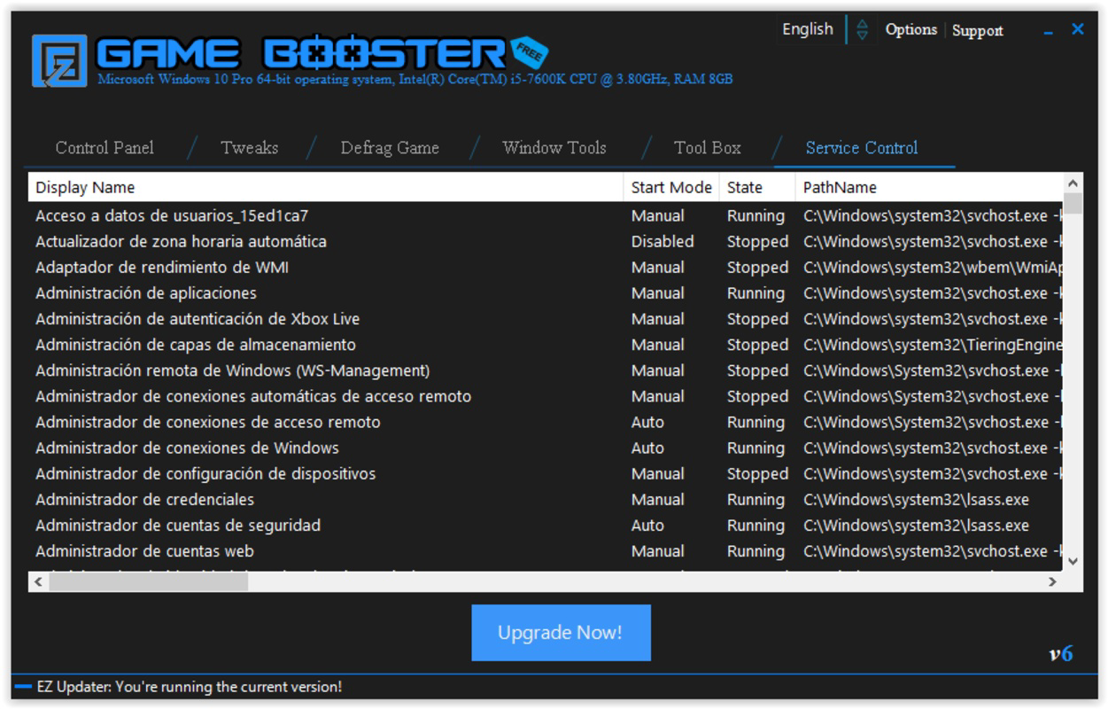EZ Game Booster for PC Windows v2 Download