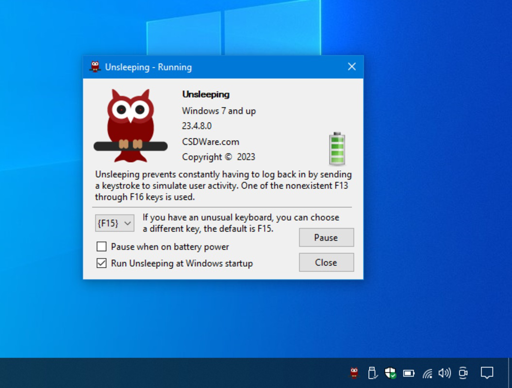 Unsleeping for PC Windows 23.4.8 Download
