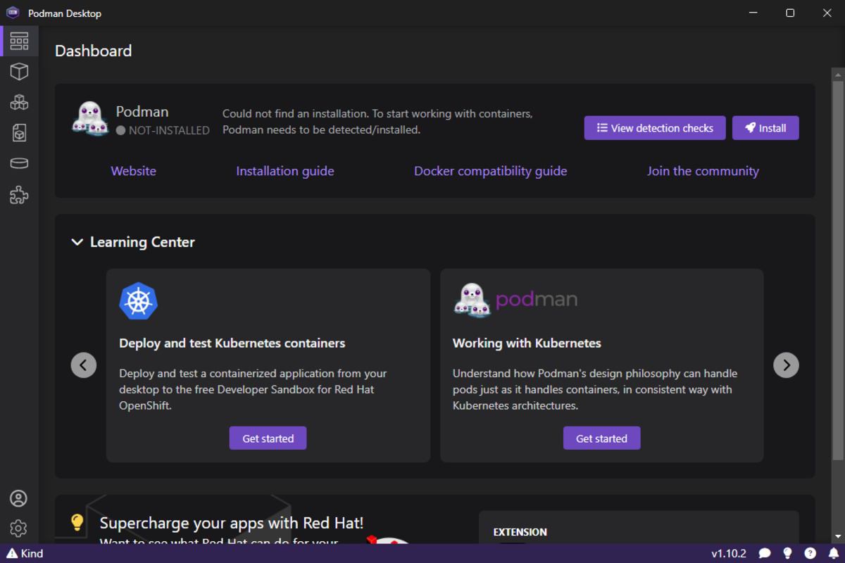 Podman Desktop for PC Windows 1.20.2 Download