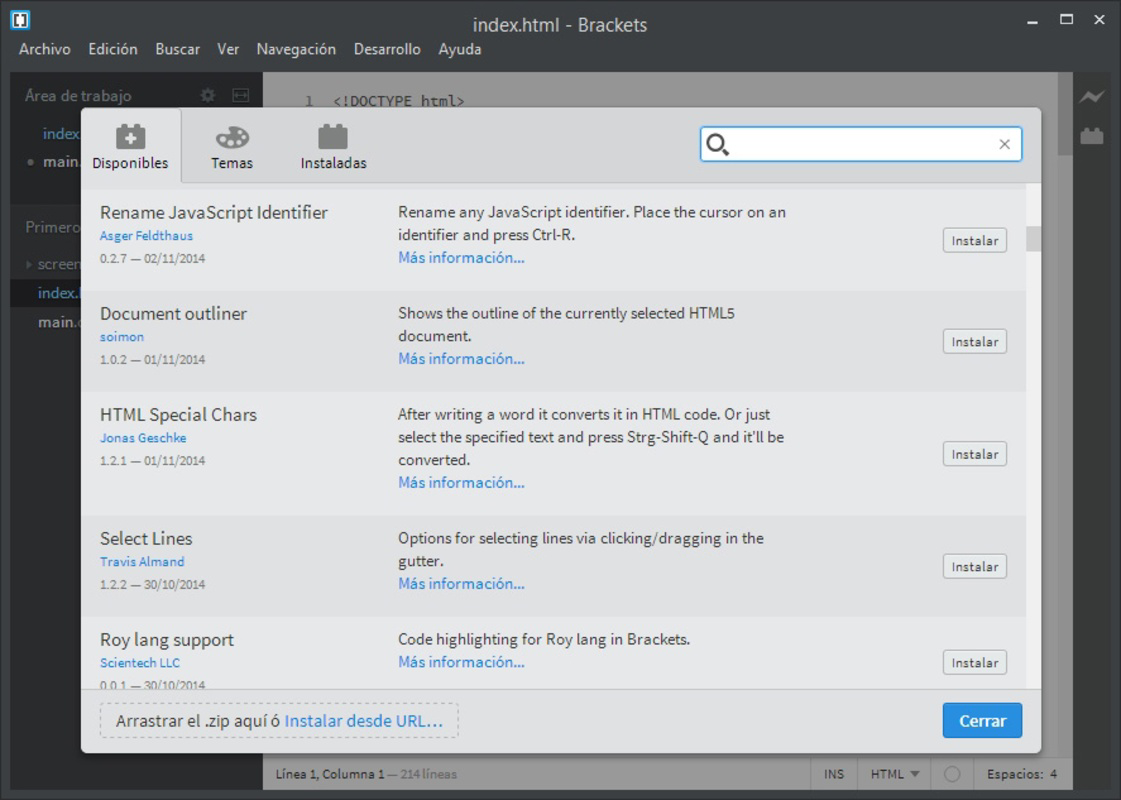 Download Brackets Latest 2.2.1 for Windows PC