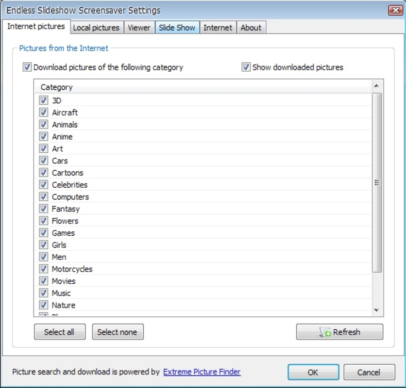 Endless Slideshow Screensaver for PC Windows 2.4.0.0 Download