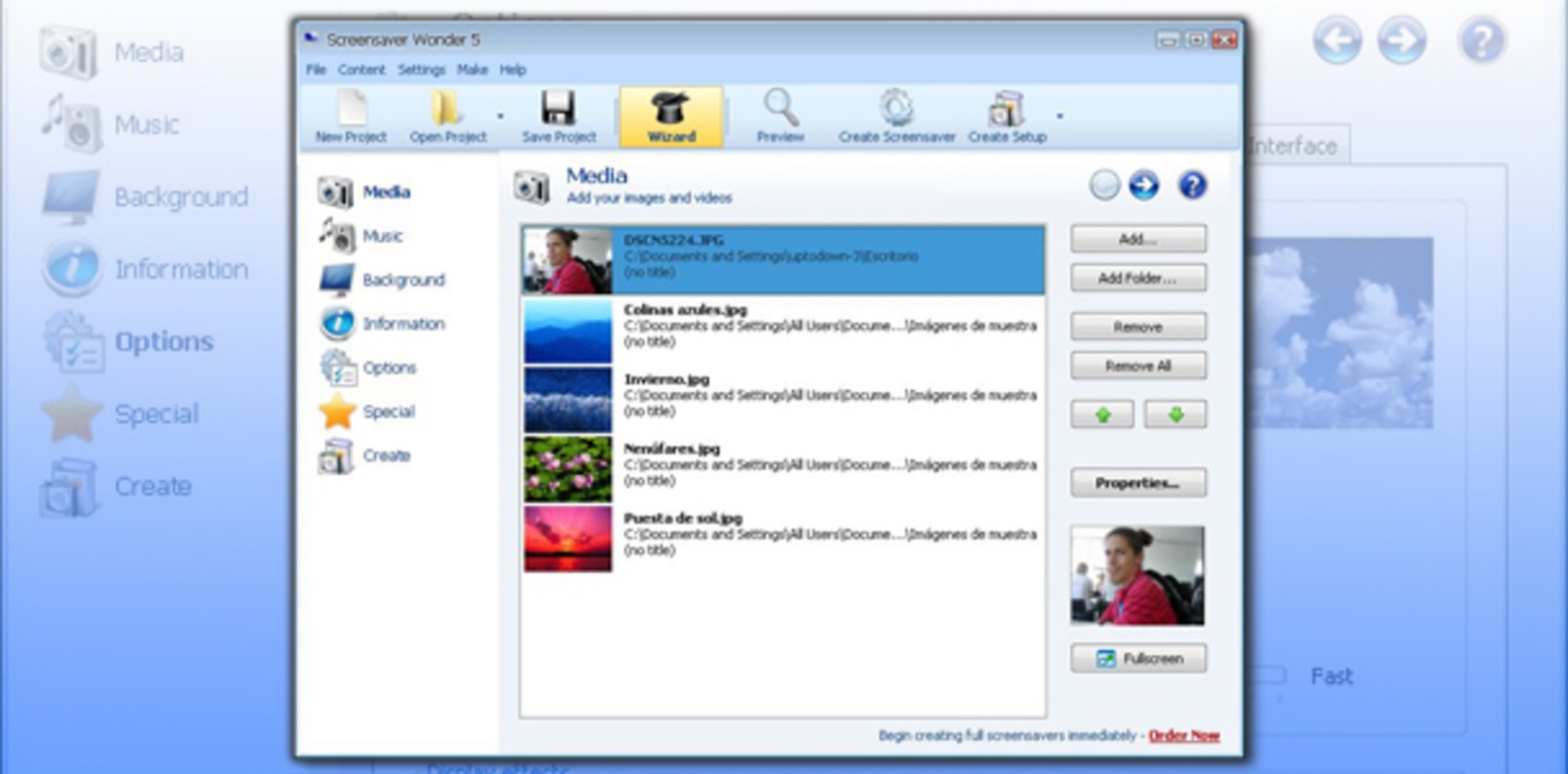Screensaver Wonder for PC Windows 6.9 Download