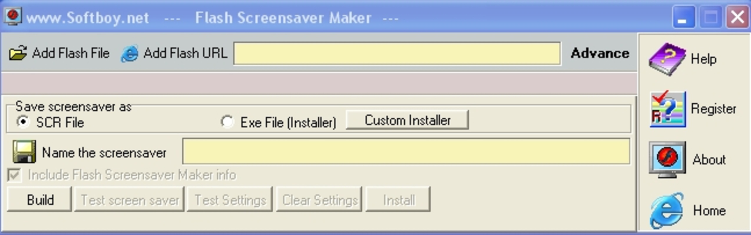 Flash Screensaver Maker for PC Windows 4.1 Download