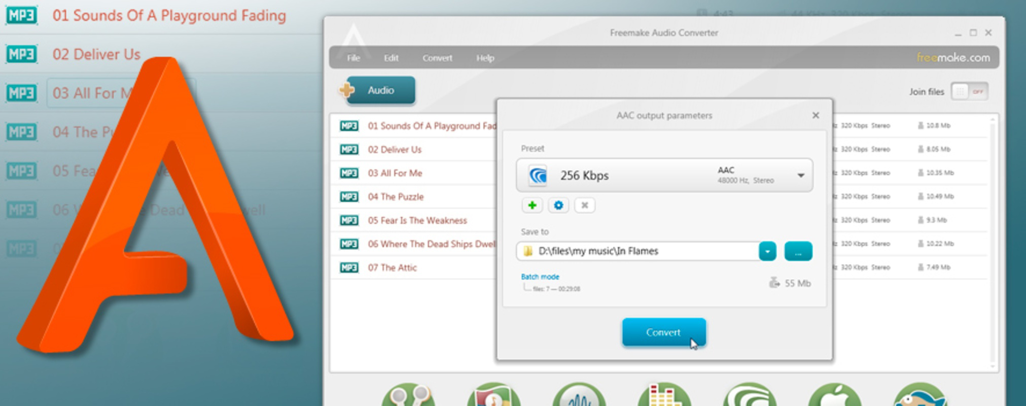 Freemake Free Audio Converter for PC Windows 1.1.9 Download