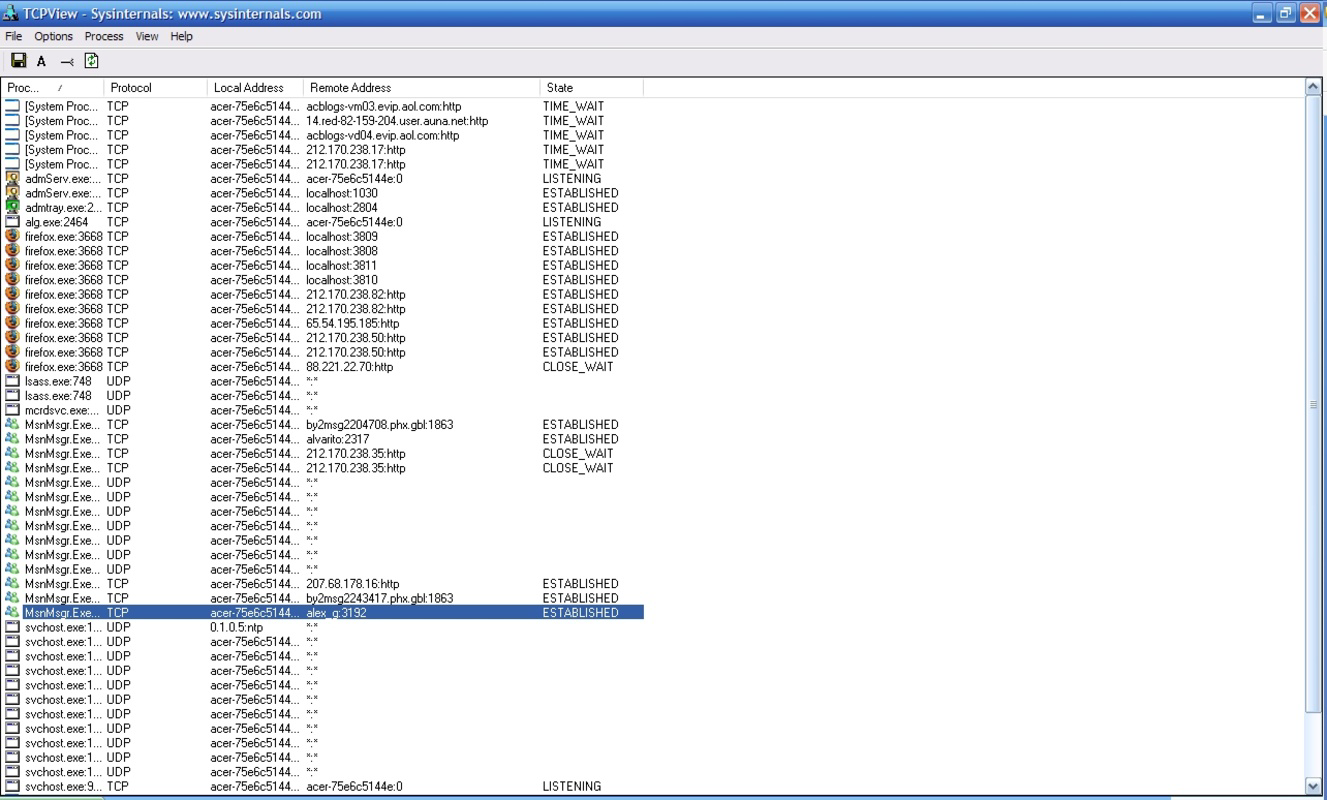 TCPView for PC Windows 4.0 Download