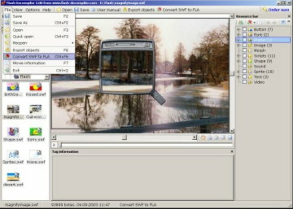 Flash SWF Decompiler for PC Windows 5.3.1370 Download