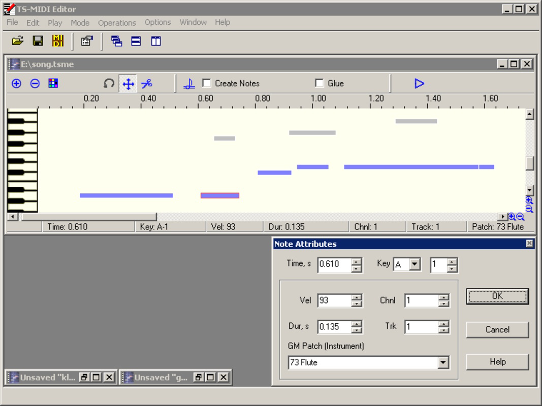 TS-MIDI Editor for PC Windows 1.00 Download