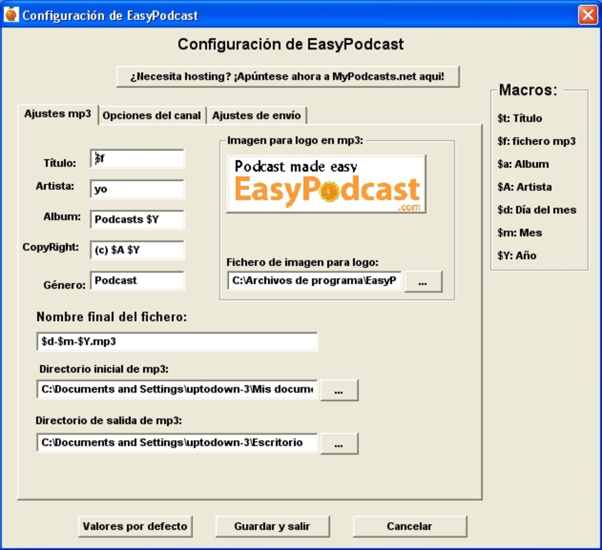 Easypodcast for PC Windows 0.1.0 Download