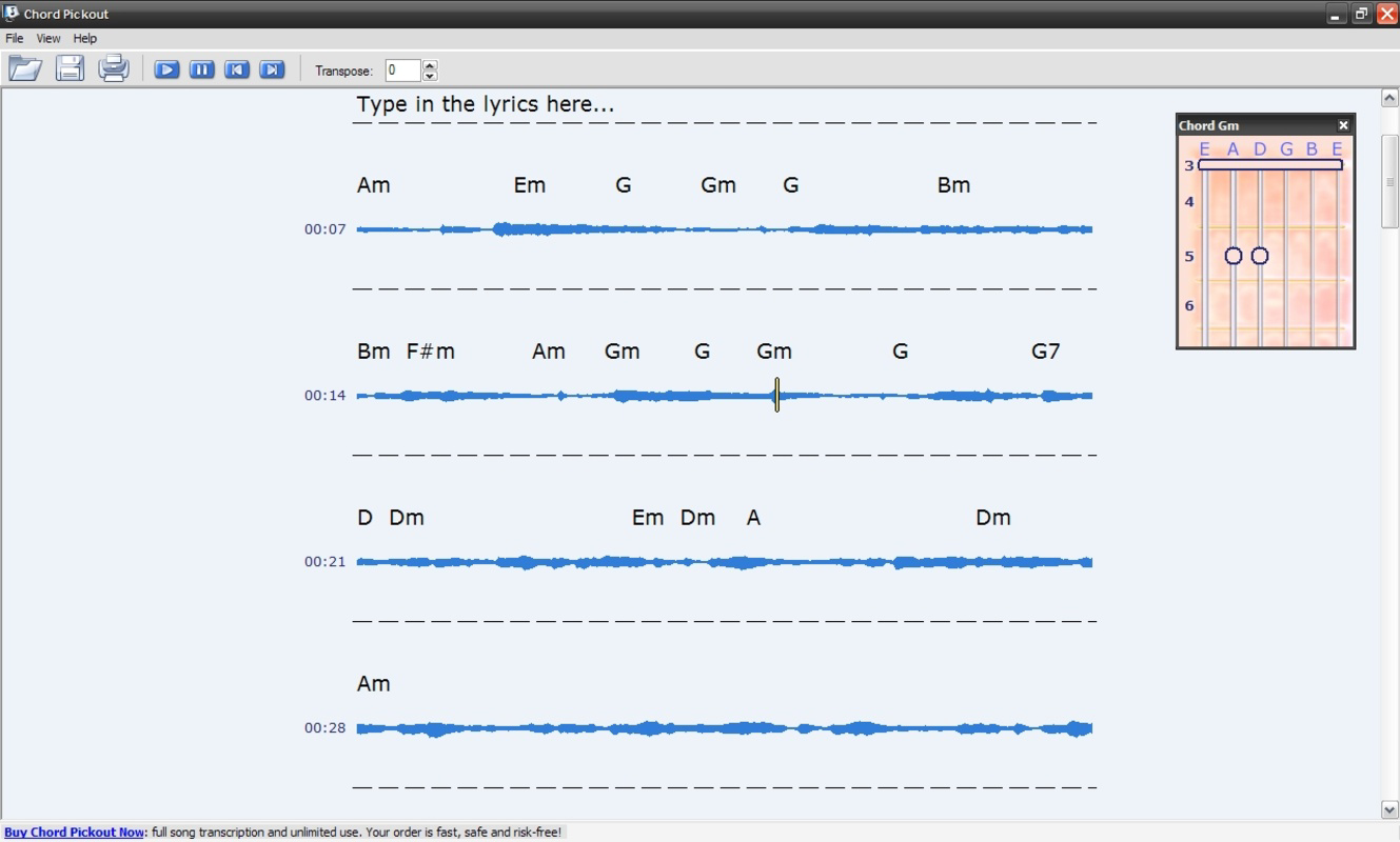 Chord Pickout for PC Windows 3.0 Download