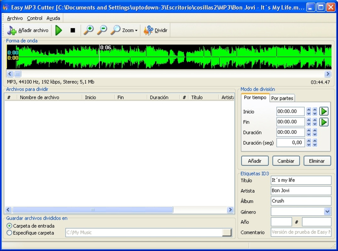 Easy MP3 Cutter for PC Windows 3.0 Download