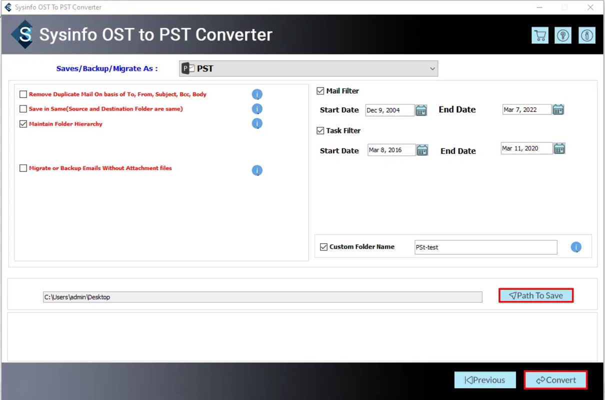 OST to PST Conversion Tool for PC Windows 23.3 Download