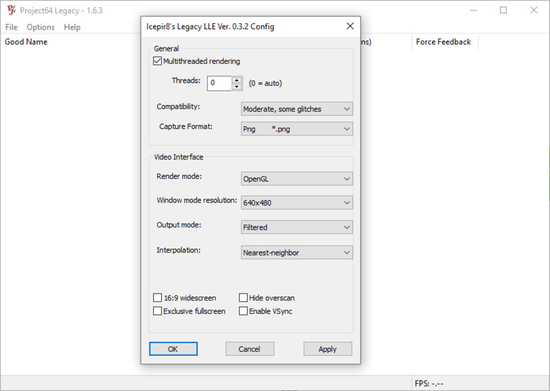 Project64 Legacy for PC Windows 1.6.4 Download