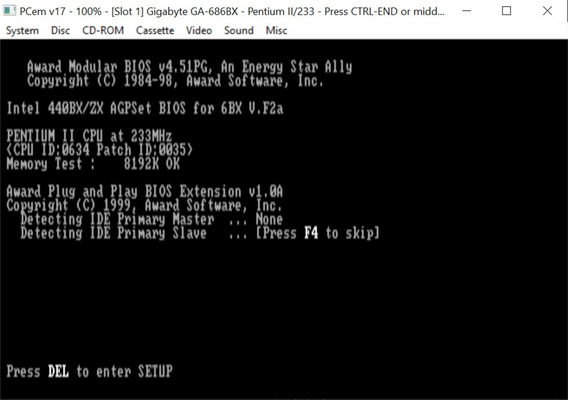 PCem for PC Windows 17 Download