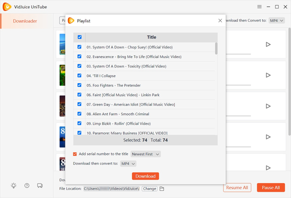 VidJuice UniTube for PC Windows 7.2.9 Download