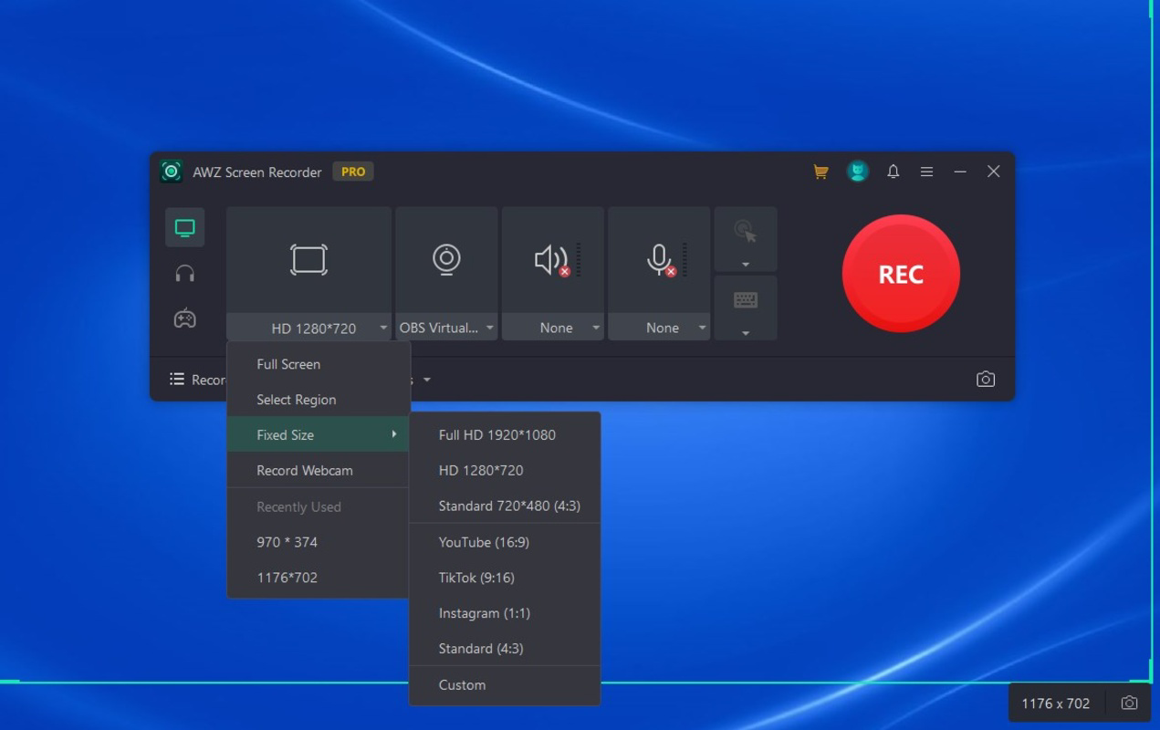 AWZ Screen Recorder for PC Windows 2.0 Download