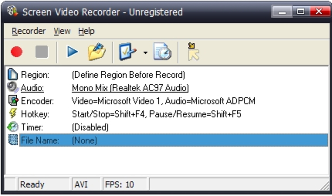 Screen Video Recorder for PC Windows 1.5.34.0 Download