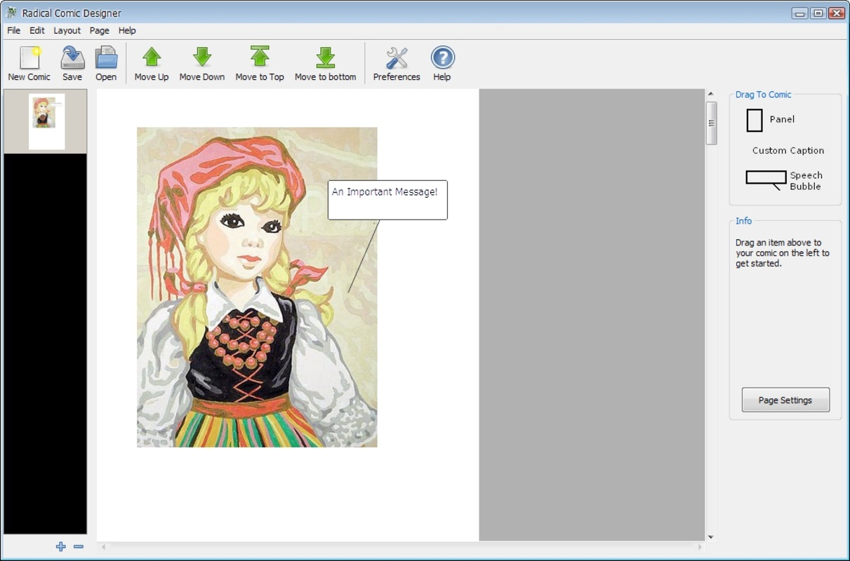 Radical Comic Designer for PC Windows 2.0 Download