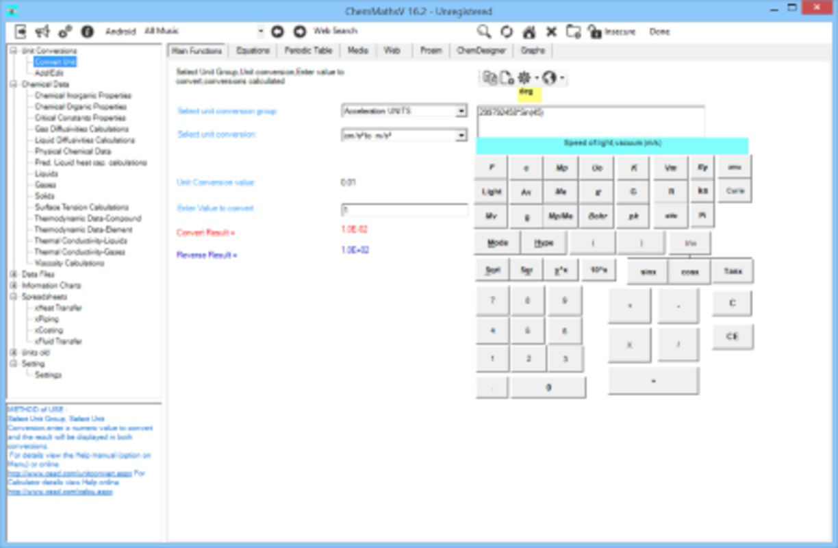 ChemMaths for PC Windows 18.1 Download