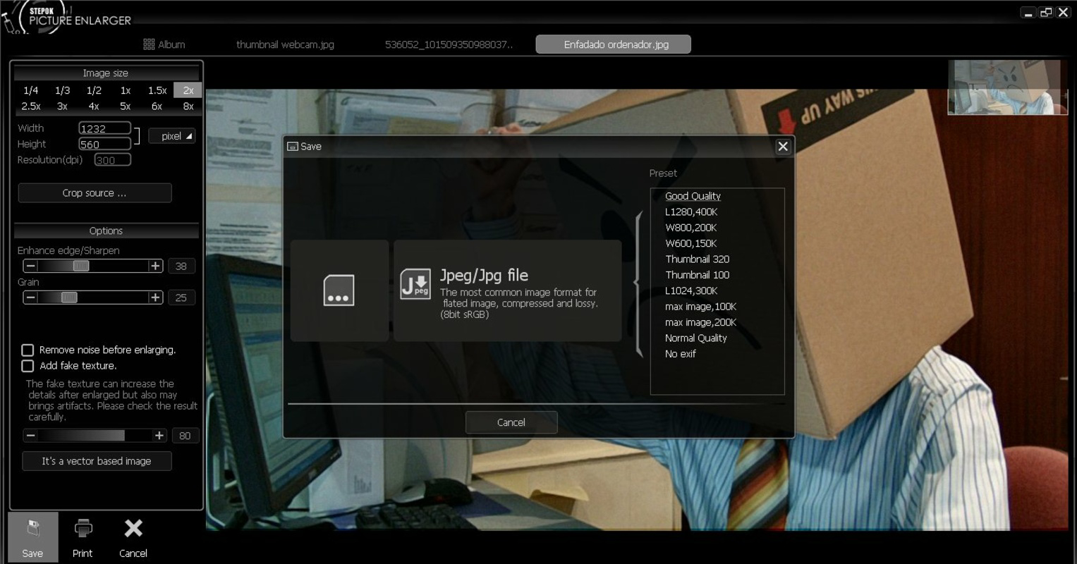 Stepok Picture Enlarger for PC Windows 1.1 Download