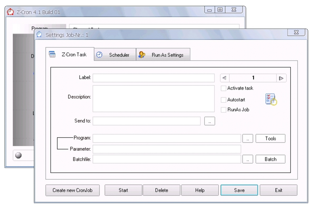 Z Cron for PC Windows 4.9 Build 91 Download