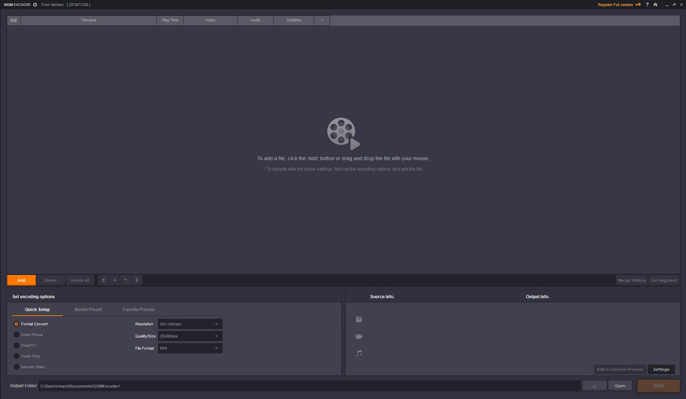 GOM Encoder for PC Windows 2.0.2.0 Download