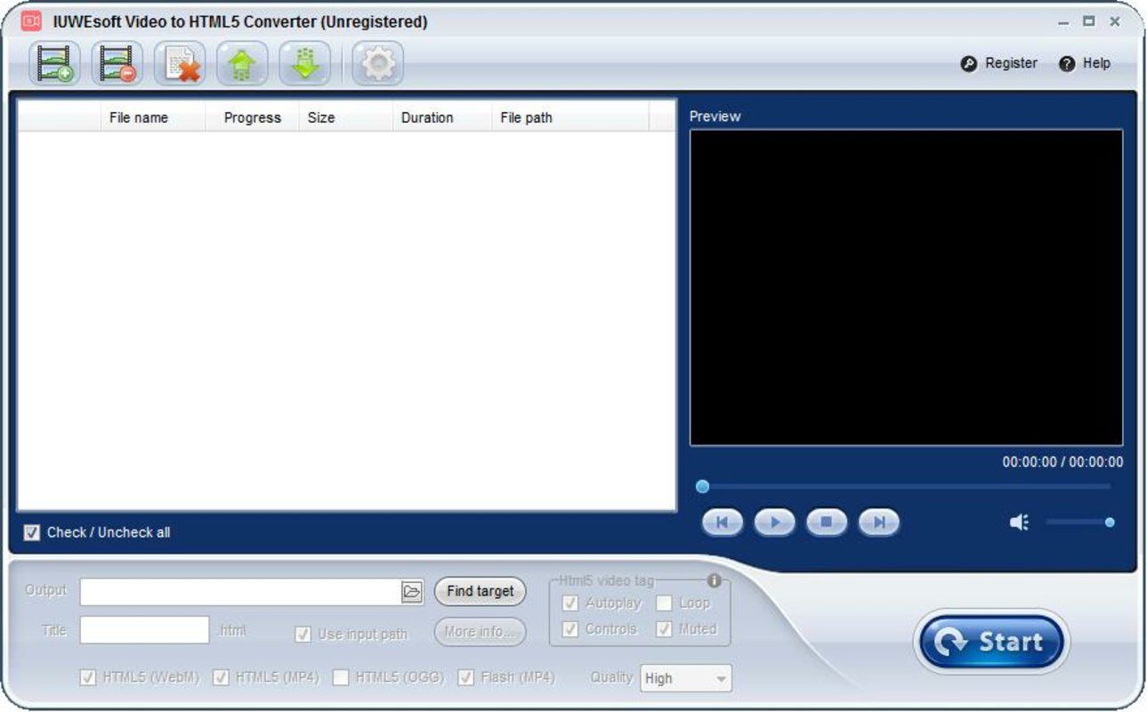 Video to HTML5 Converter for PC Windows 3.1 Download