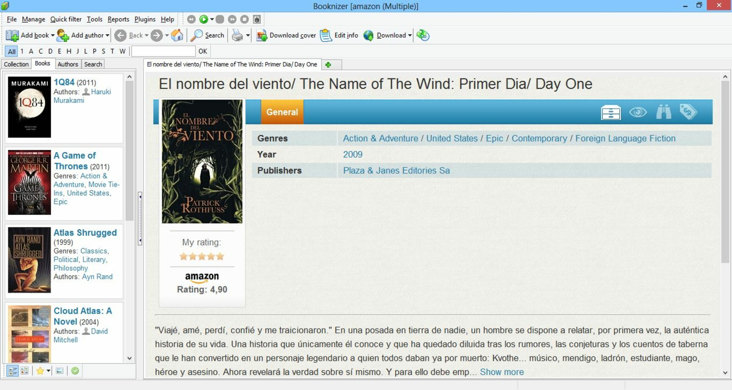 Booknizer for PC Windows 10.3 Download