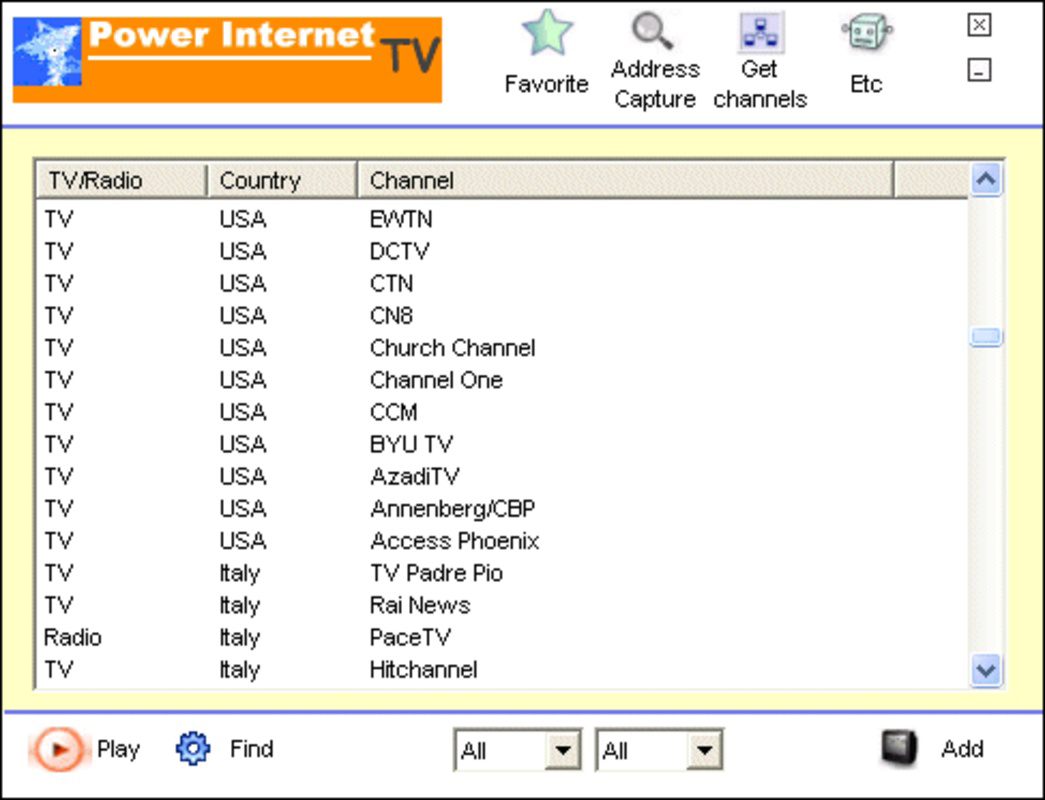 Power Internet TV for PC Windows 3.7 Download