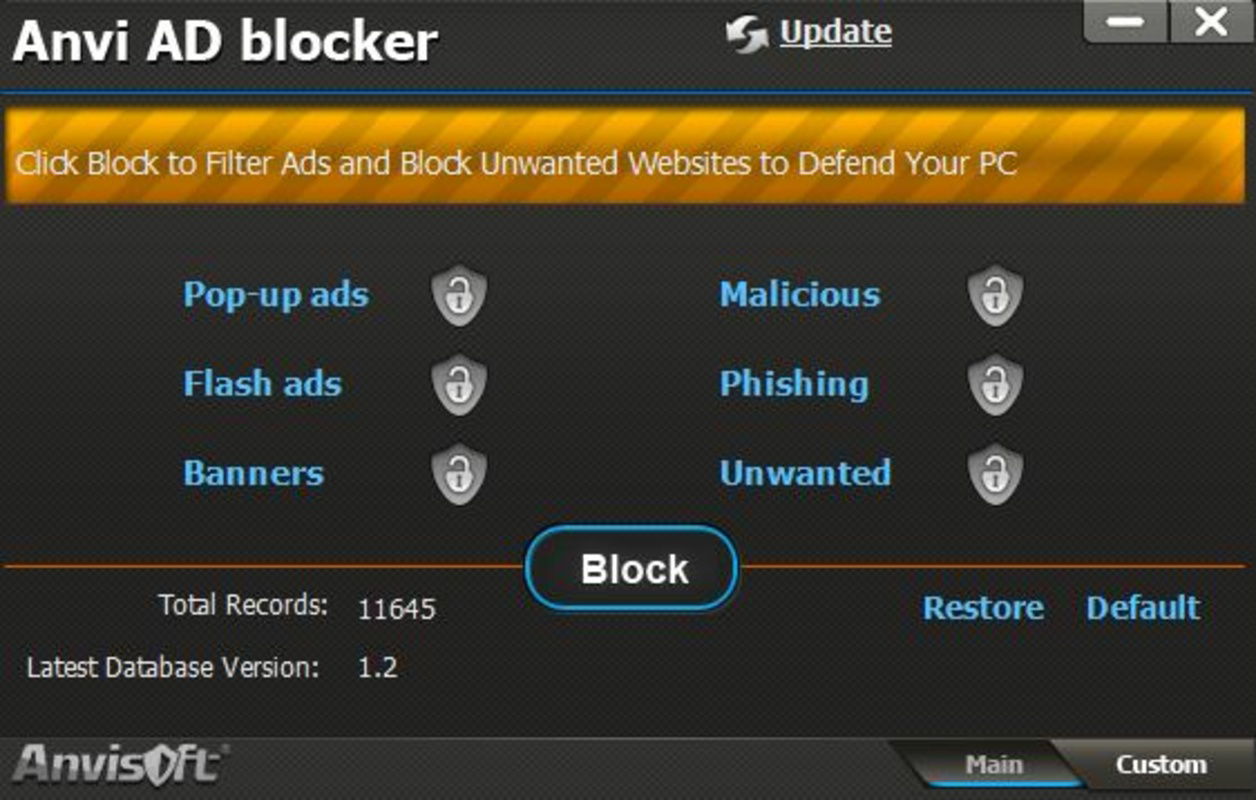 Anvi AD Blocker for PC Windows 1.2 Download