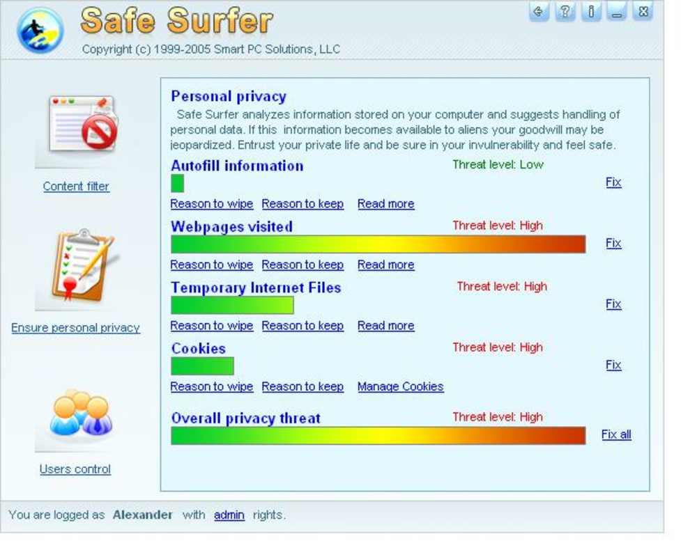 Safe Surfer for PC Windows 4.2 Download