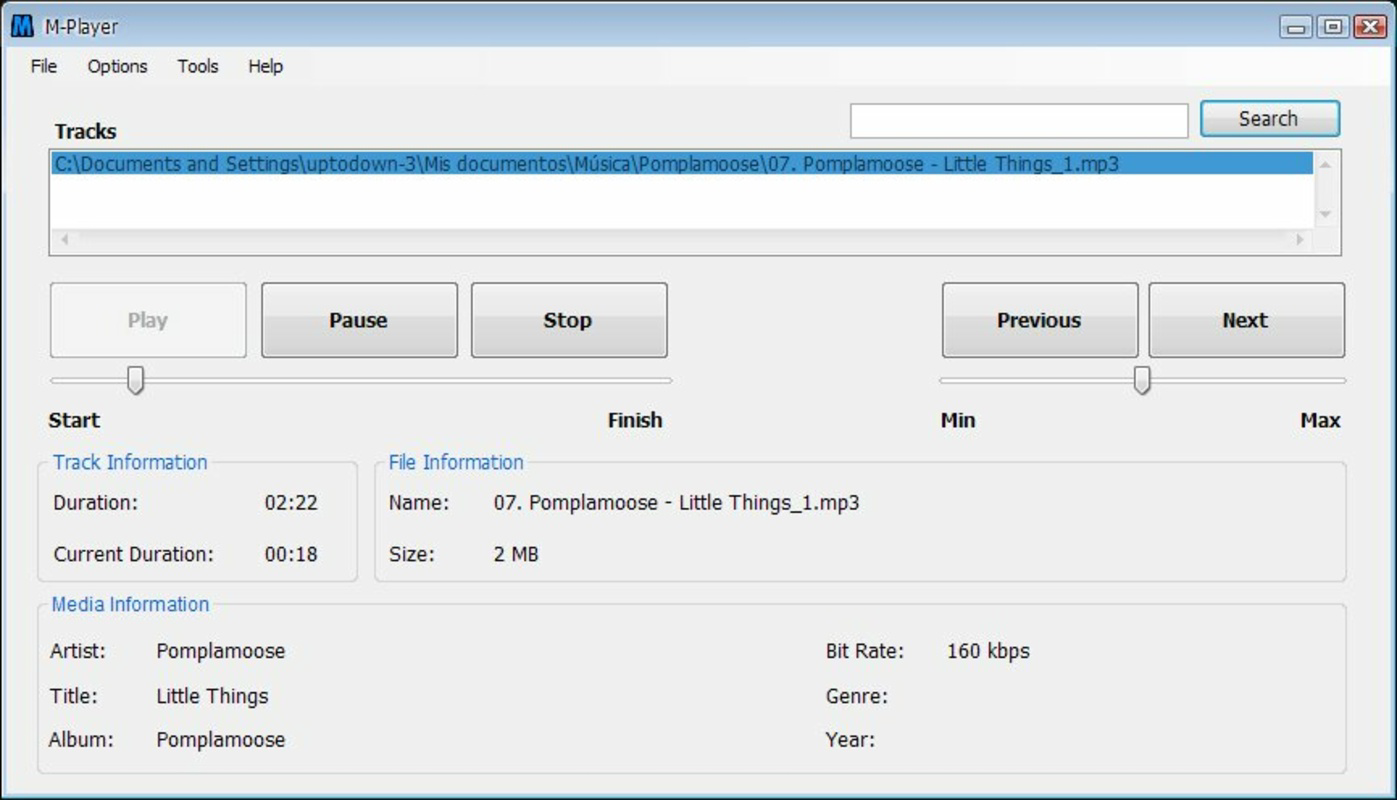 M-Player for PC Windows 0.55 Download