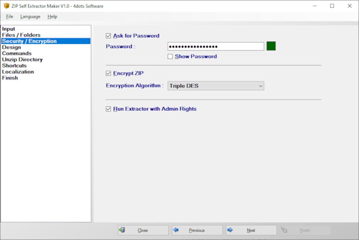 ZIP Self Extractor Maker for PC Windows 1.13 Download