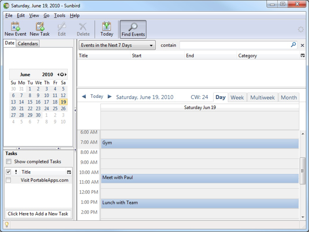 Mozilla Sunbird Portable for PC Windows 1.0 Beta 1 Download