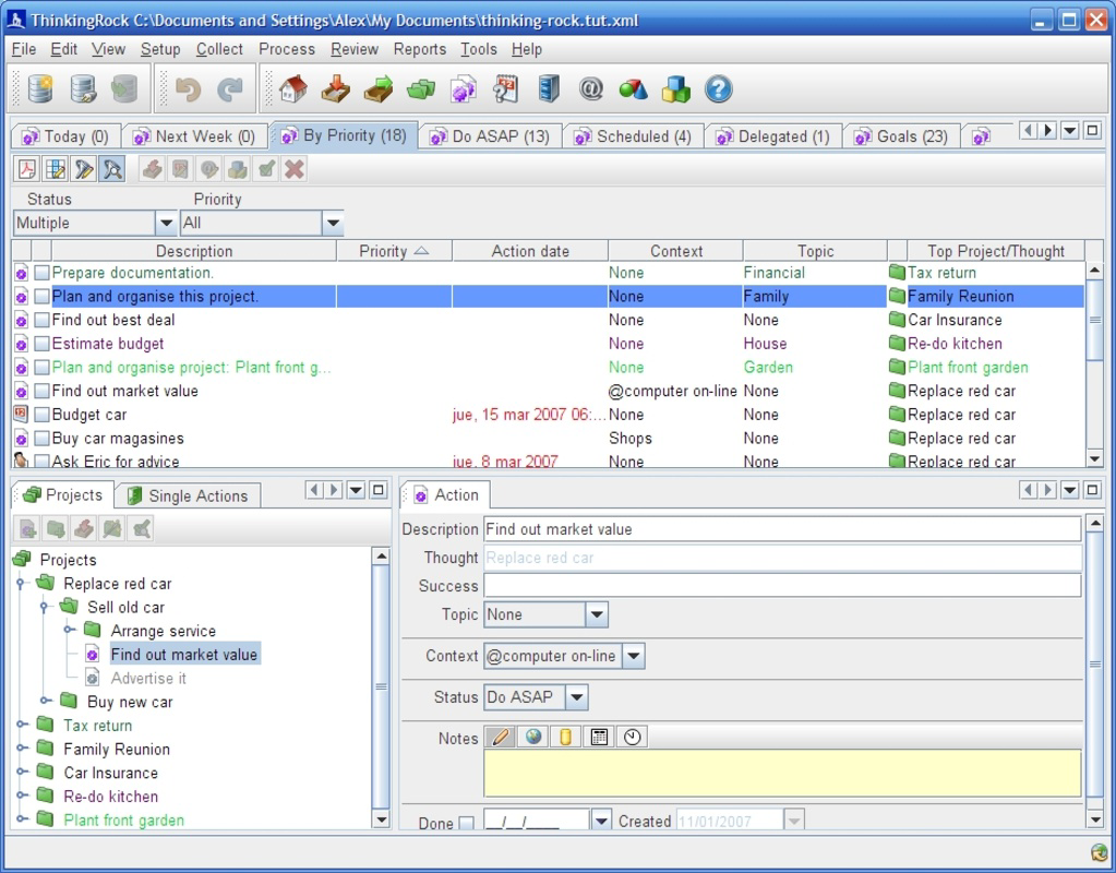 ThinkingRock for PC Windows 3.6.0 Download