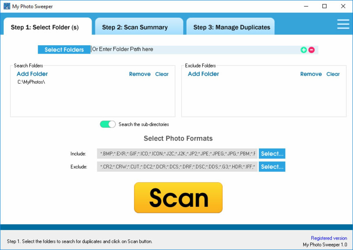 MyPhotoSweeper for PC Windows 1.0 Download