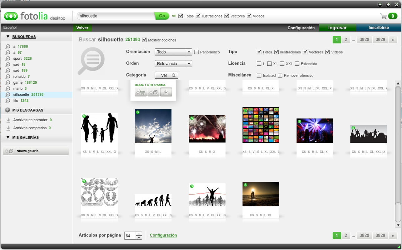Fotolia Desktop for PC Windows 2.0 Download