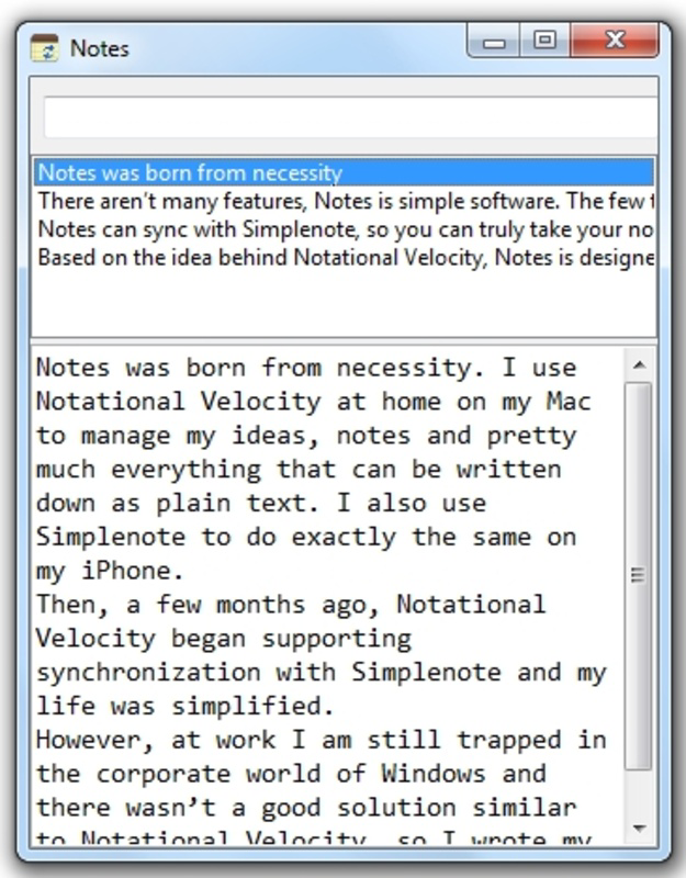 Notes for PC Windows 2.0 Beta Download