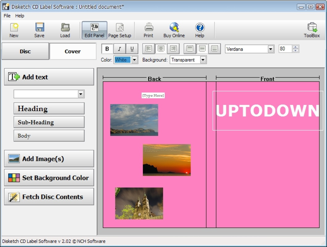 Disketch Disc Label for PC Windows 6.21 Download