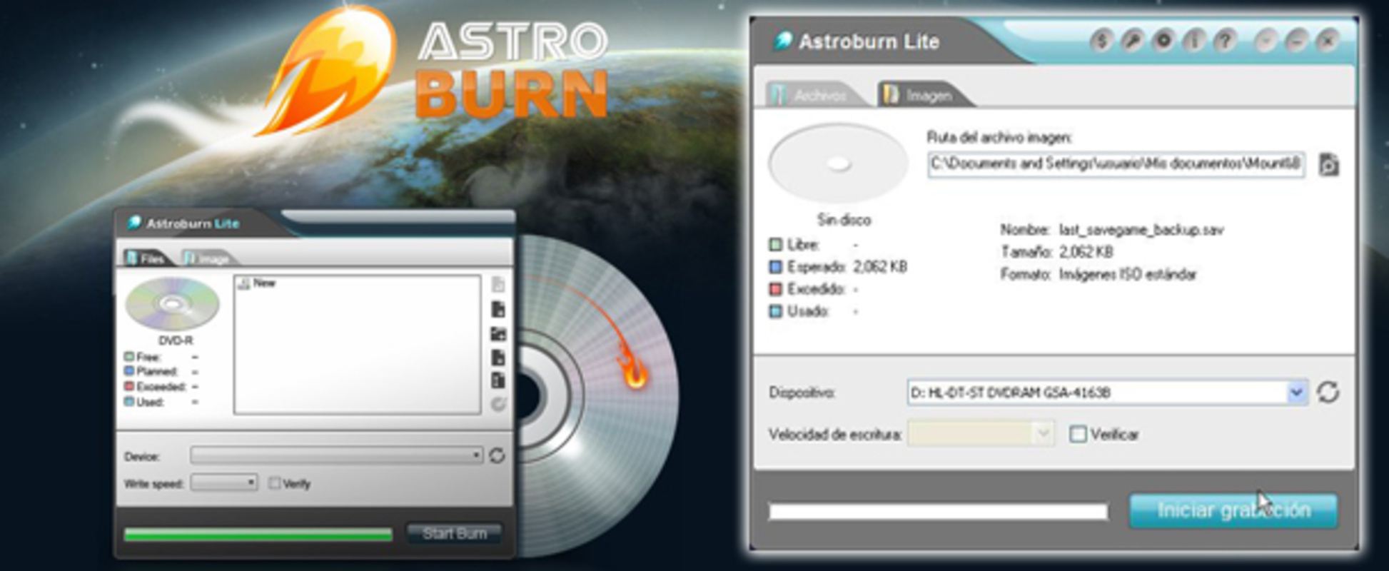 Astroburn Lite for PC Windows 2.0.0.205 Download