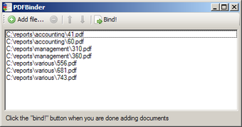 PDFBinder for PC Windows 1.2 Download