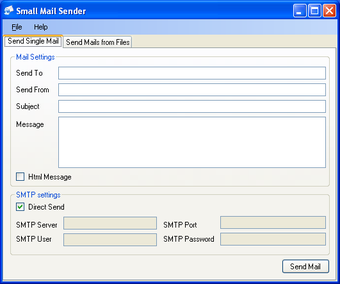 Small Mail Sender for PC Windows 1.0 Download