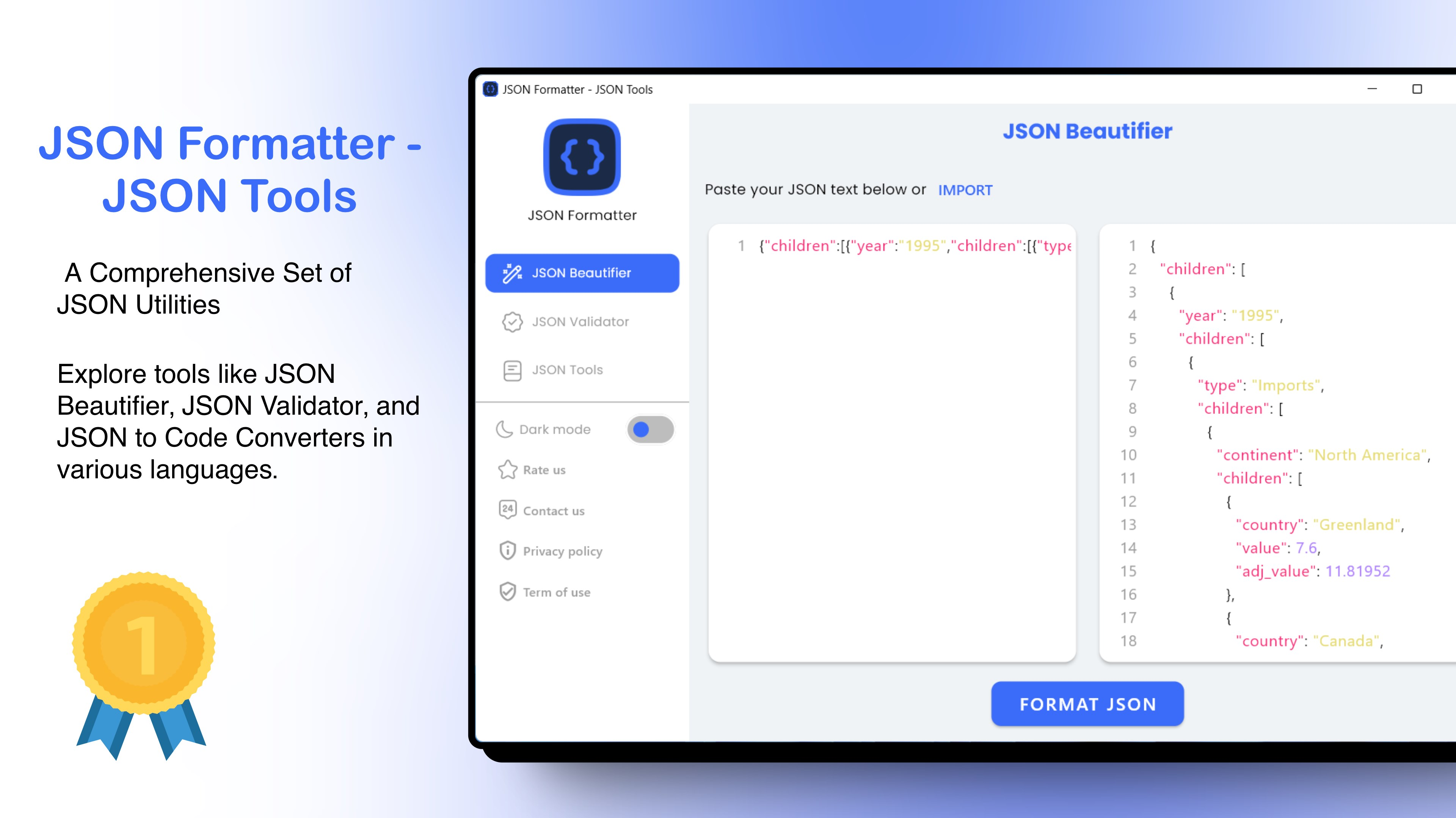 Download Json Formatter Json Tools Latest For Windows Pc