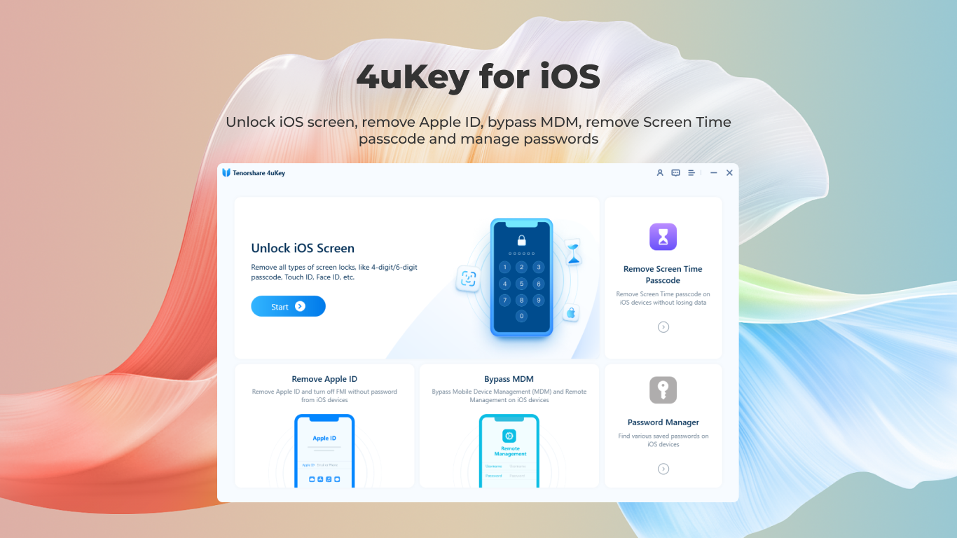 4uKey for iOS for PC Windows Download