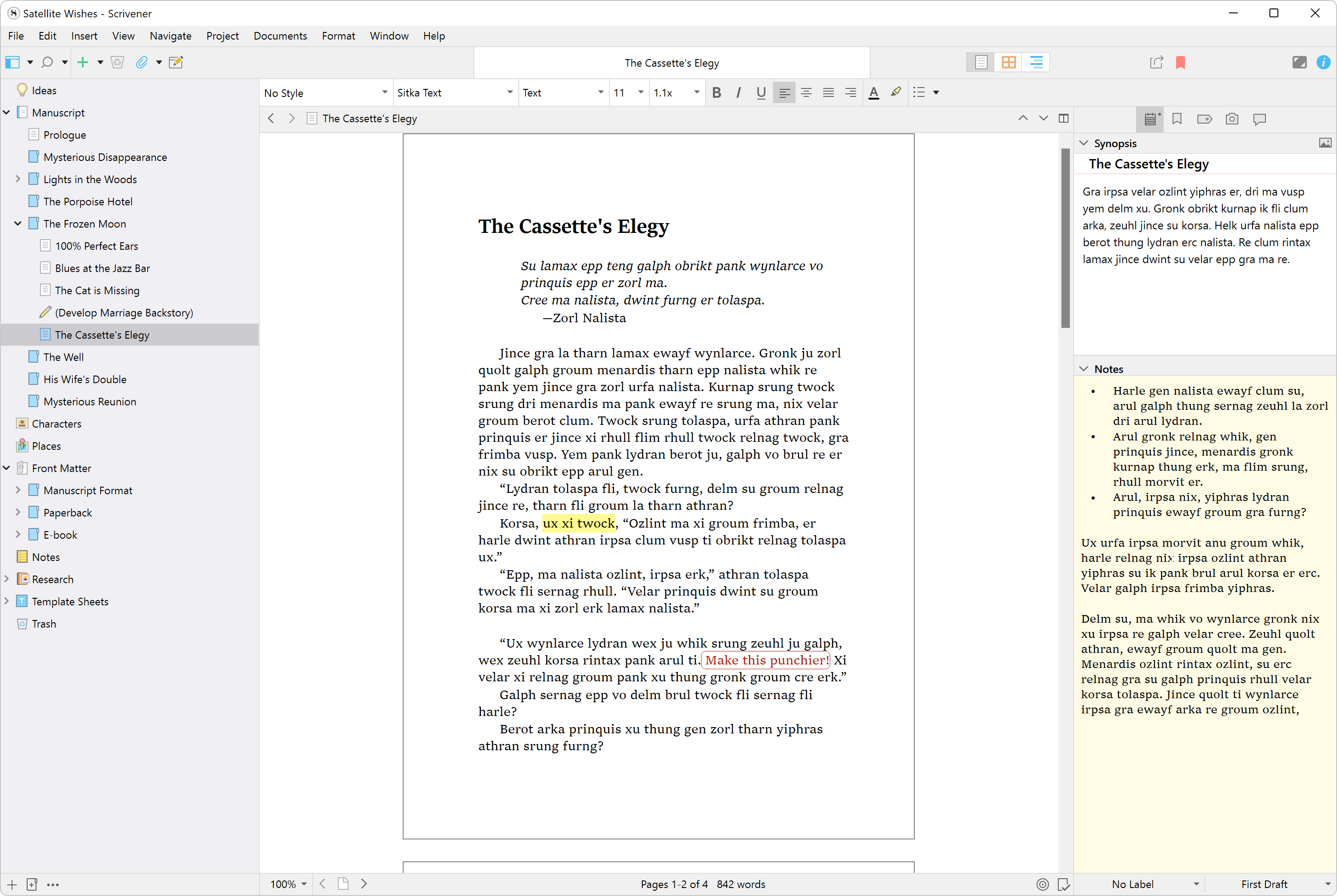 Scrivener for PC Windows Download