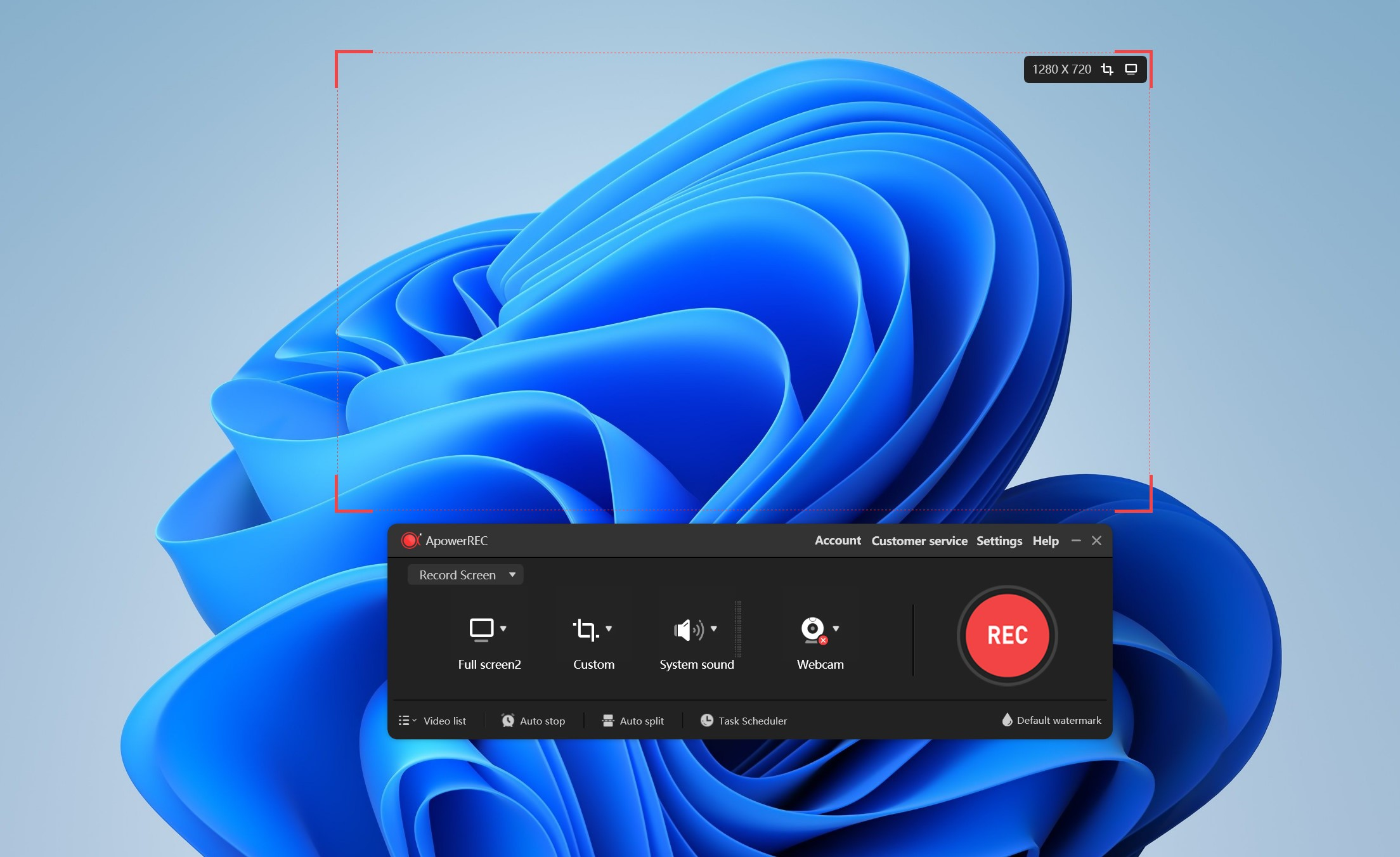 ApowerREC：Screen Record for PC Windows Download