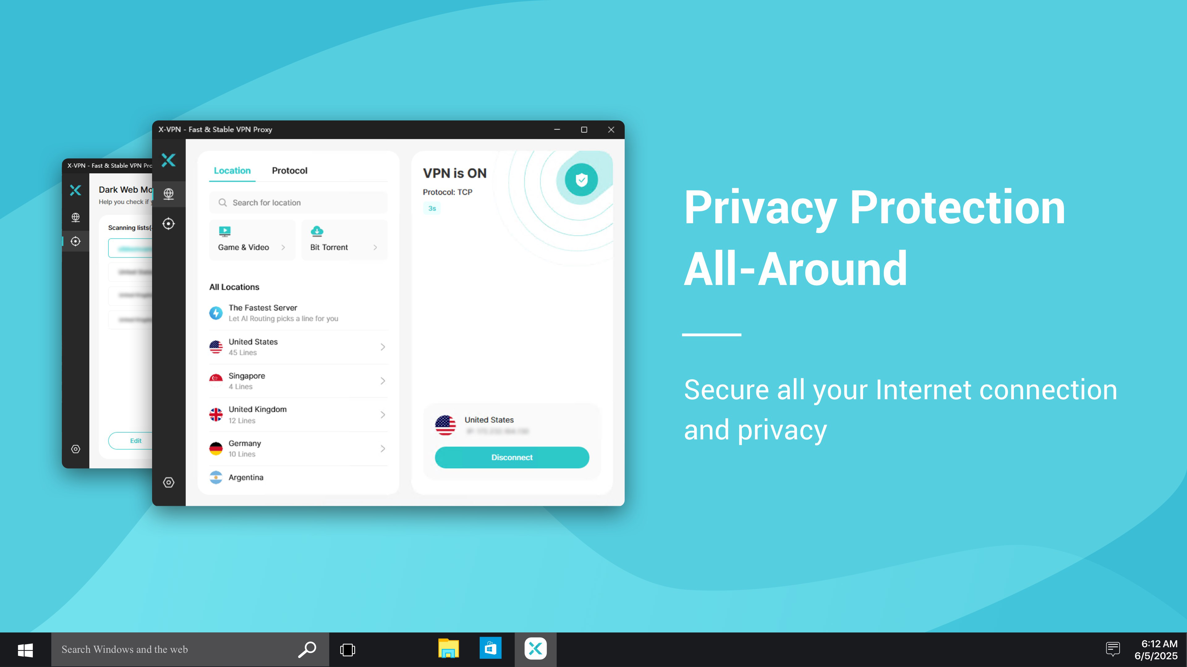 X-VPN - Best VPN Proxy master for PC Windows Download