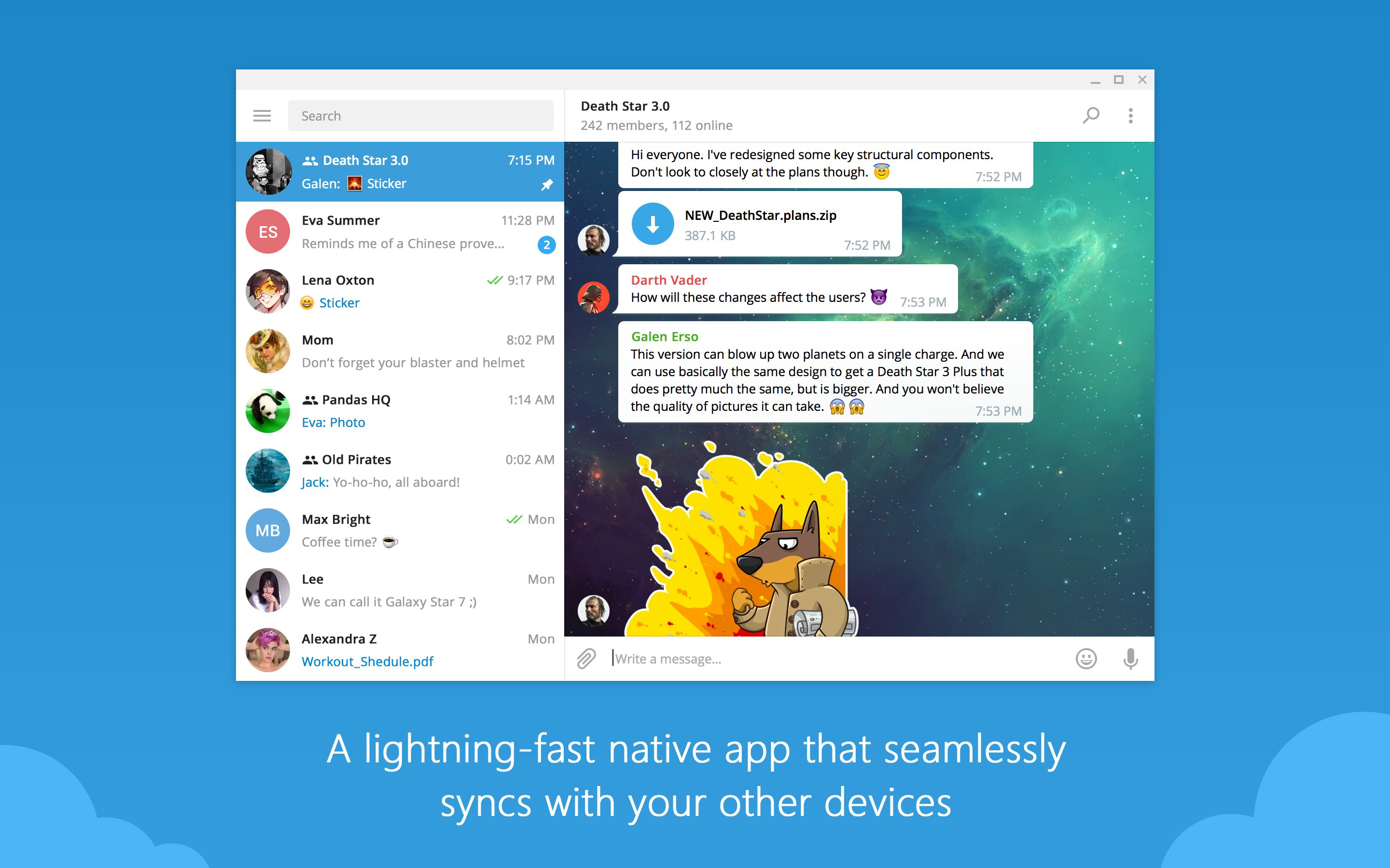 Telegram Desktop for PC Windows Download