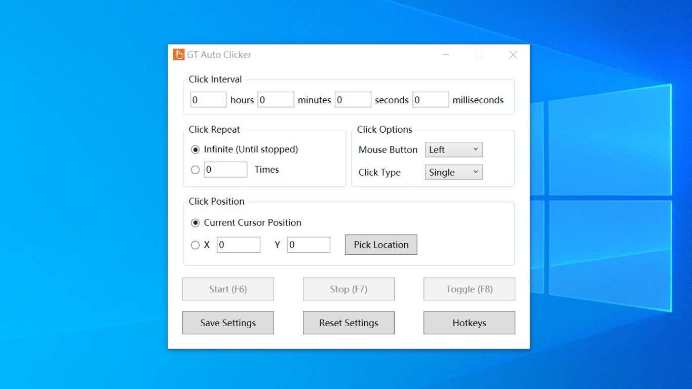 GT Auto Clicker: Free Auto Click for PC Windows Download